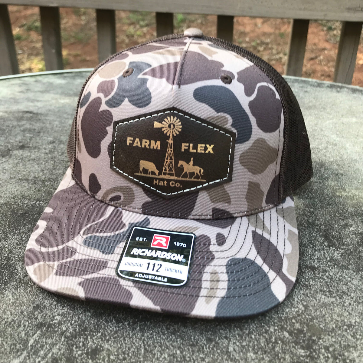 Duck Camo Windmill Patch Hat – Farm Flex Hat Company